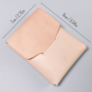 Stitchless Leather Wallet Pattern, Origami Wallet Pattern PDF, Leather ...