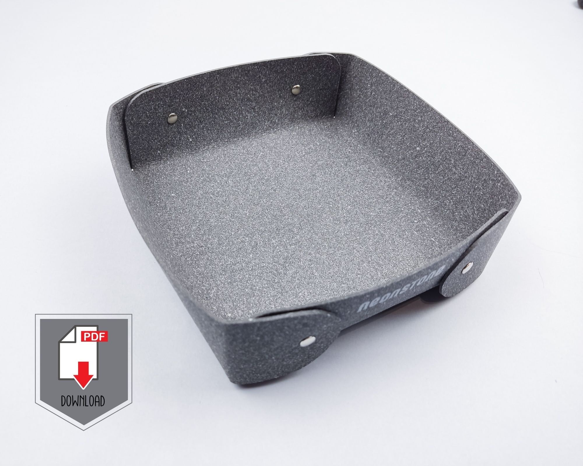 Leather Tray Pattern PDF, Easy Leather Tray for Keys, Leather Valet ...