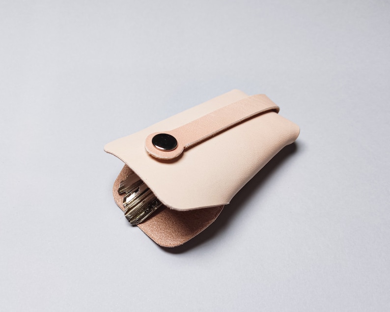 Stitchless Leather Keychain Pattern, Key Organizer Pattern PDF, Leather ...