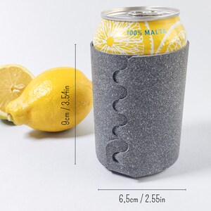Leather Can Coozie Pattern, Stitchless Can Holder Template, Leather Can ...