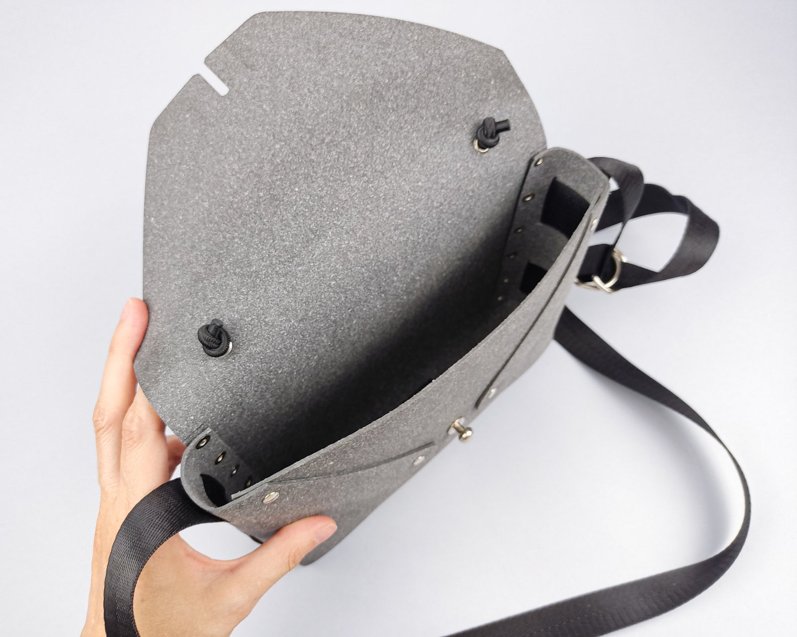 Crossbody Leather Bag PDF Pattern, DIY Stitchless Leather Crossbody Bag ...
