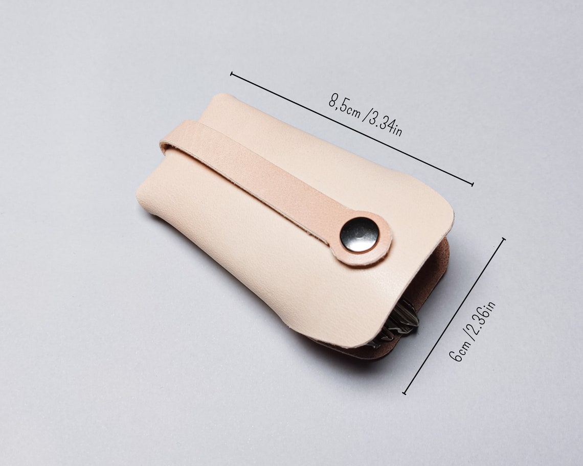 Stitchless Leather Keychain Pattern, Key Organizer Pattern PDF, Leather ...