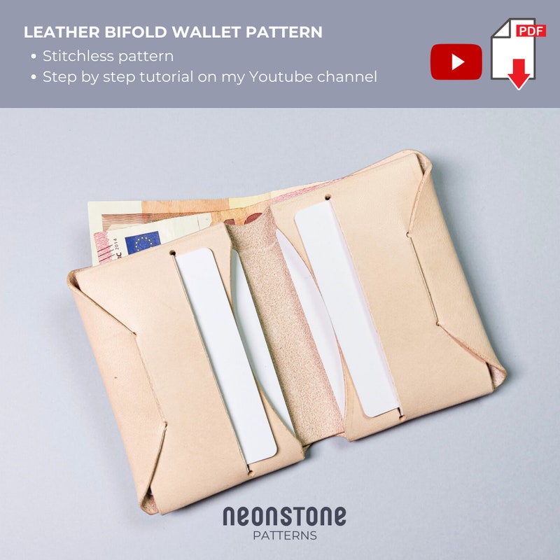 Leather Bifold Wallet Pattern - Etsy