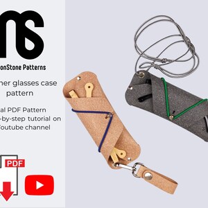 Leather Glasses Case Pattern PDF Download Pattern for - Etsy