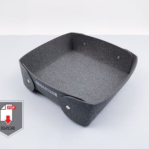 Leather Tray Pattern PDF, Easy Leather Tray for Keys, Leather Valet ...