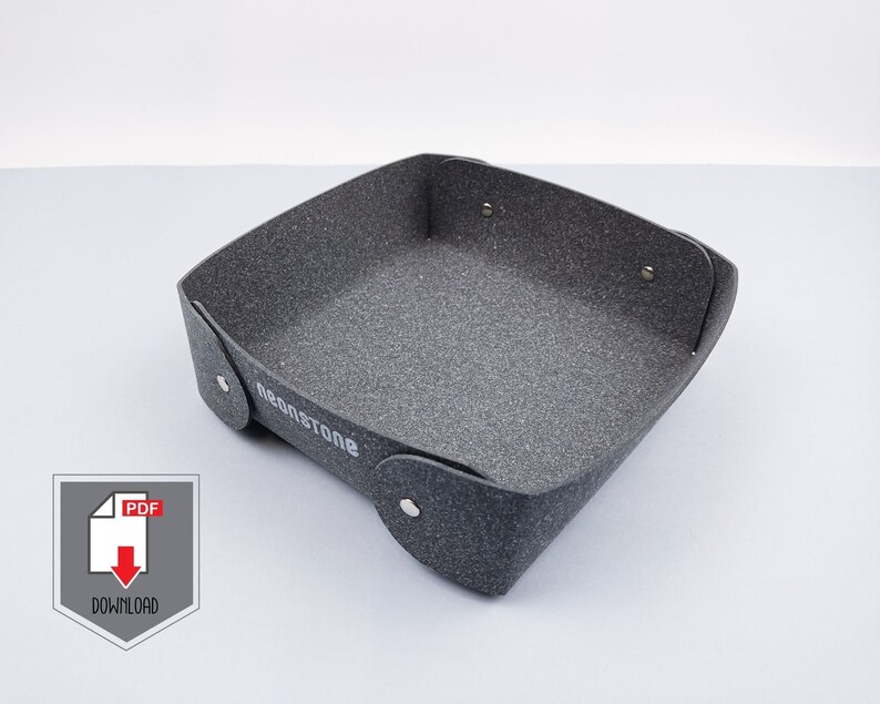 Leather Tray Pattern PDF, Easy Leather Tray for Keys, Leather Valet ...