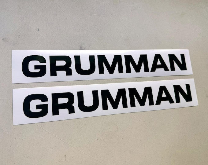 Grumman Boat Decals SET OF 2 Vinyl Decal Stickers - Etsy