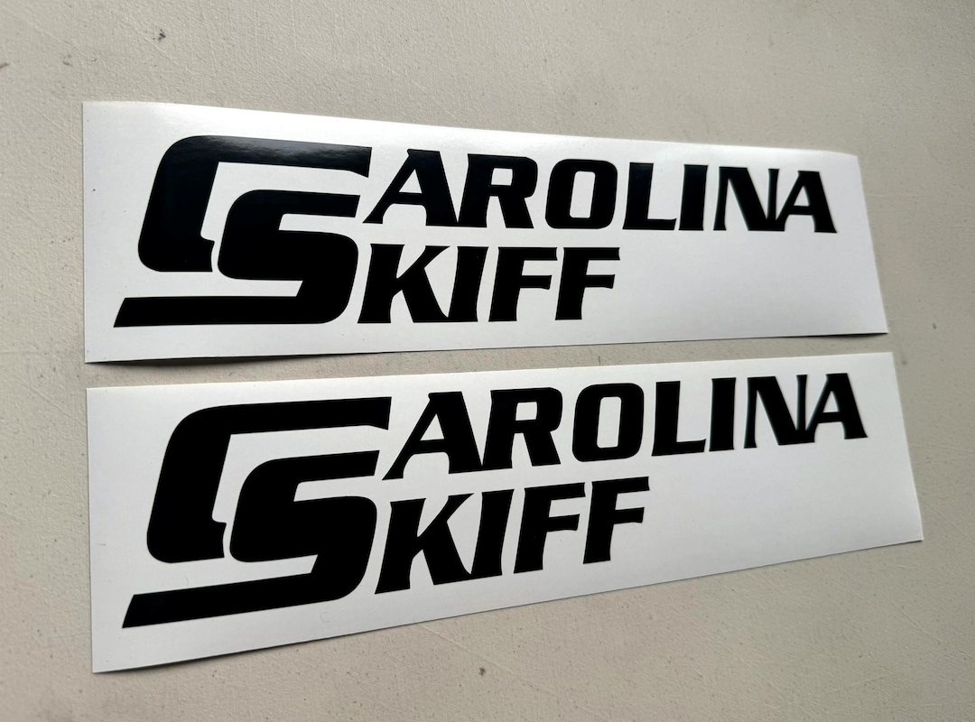 Carolina Skiff Boats Decals SET OF 2 Vinyl Decal Stickers - Etsy