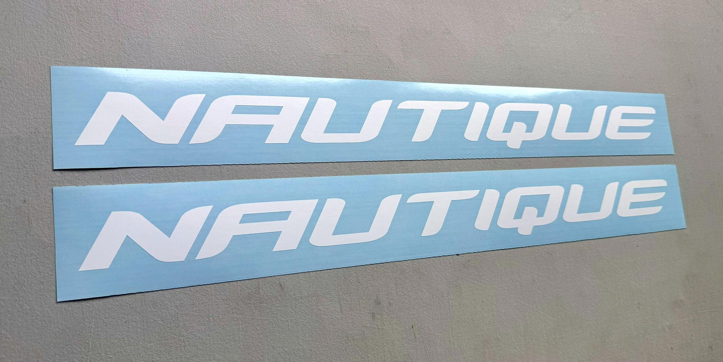 2x Nautique Decals Water Ski Boat Trailer Window Vinyl Decal Sticker - Etsy