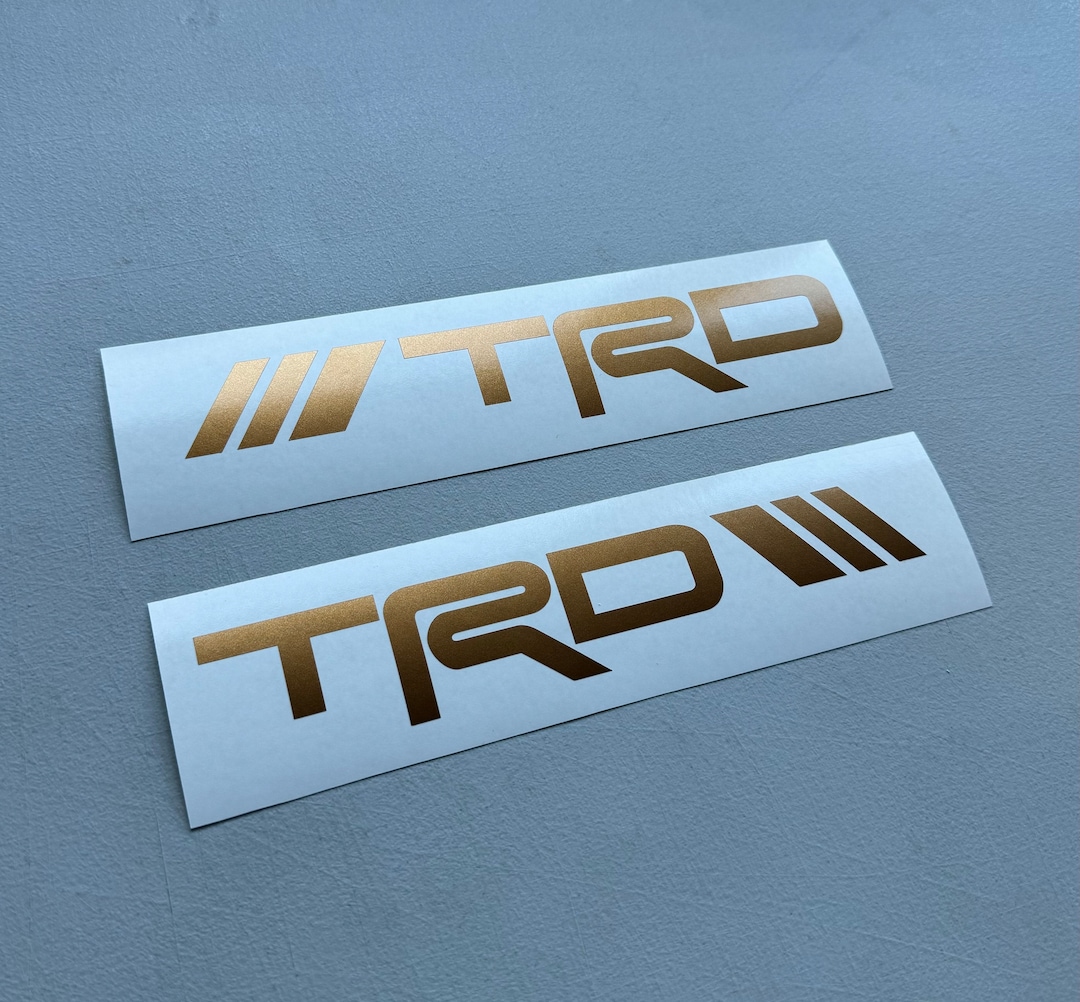 TRD Tacoma Tundra Stripe Decal Multi-color Vinyl Sticker - Etsy