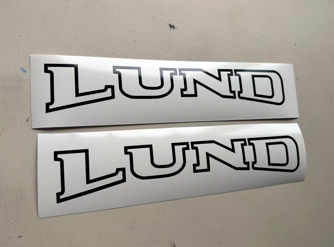 Lund Boat Decals SET OF 2 Vinyl Decal Stickers - Etsy