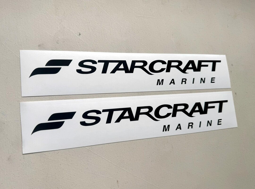 Starcraft Marine Boat Decals SET OF 2 Vinyl Decal Stickers - Etsy