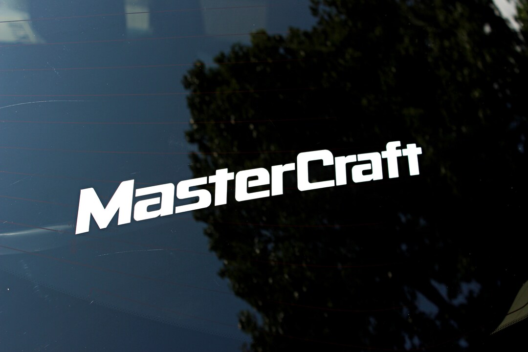 Mastercraft Boat Decals SET OF 2 Vinyl Decal Stickers - Etsy