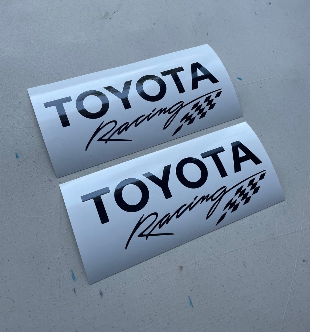 Toyota Racing TRD Racing Development Decal Stripe Multi-color Vinyl ...