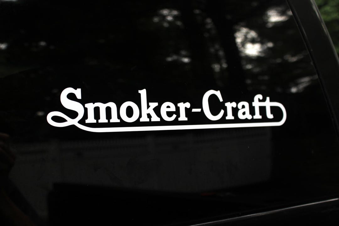 Smoker Craft Vintage Boat Decals WHITE SET OF 2 Vinyl Decal Stickers - Etsy