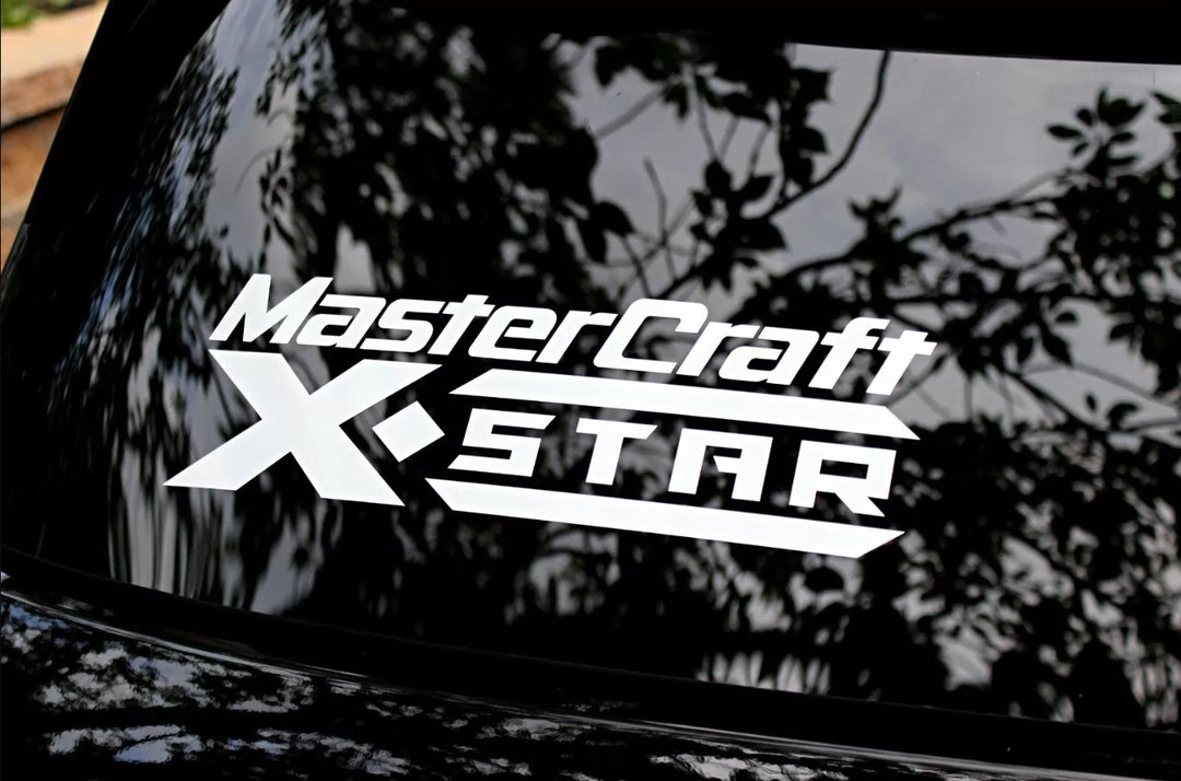 Mastercraft X-star Waterski Wakeboard Trailer Logo Back Window SET OF 2 ...