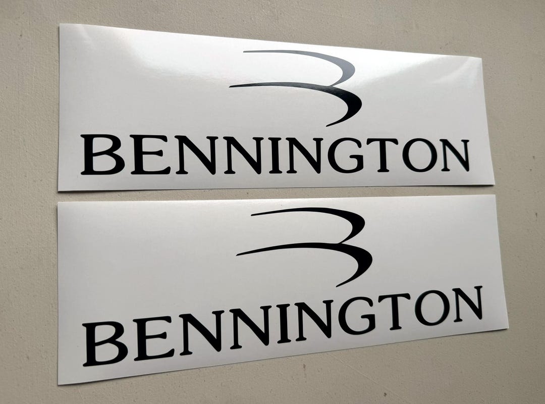 Bennington Boat Decals SET OF 2 Vinyl Decal Stickers - Etsy