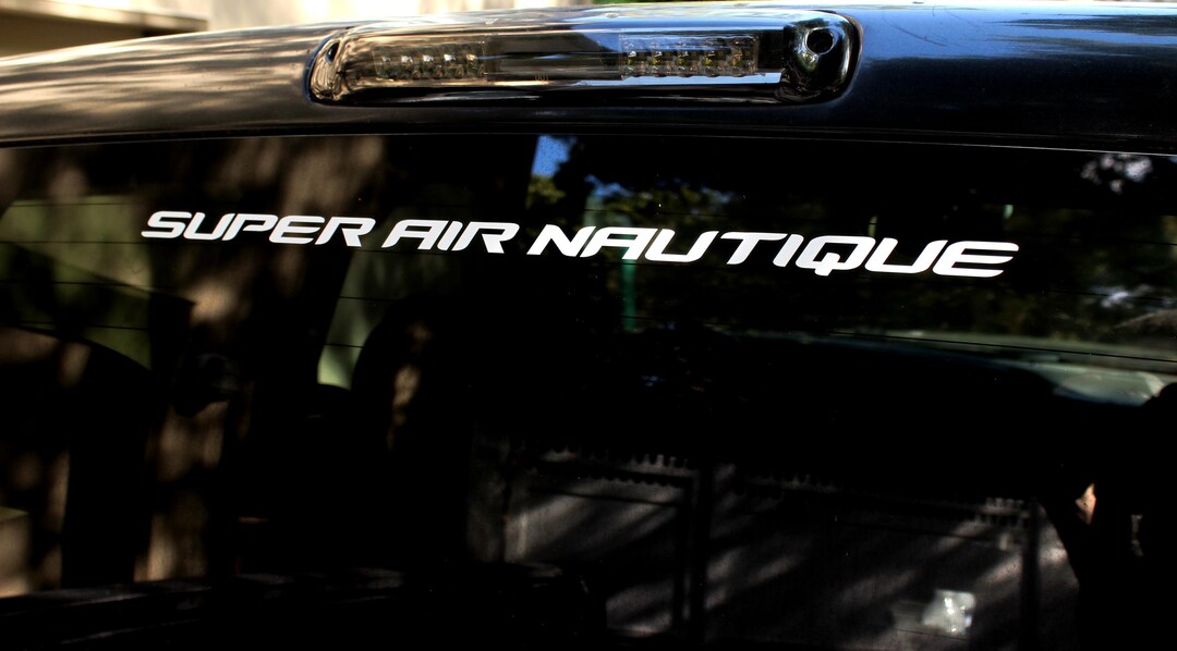 2x Super Air Nautique Decals Water Ski Boat Trailer Window Vinyl Decal ...