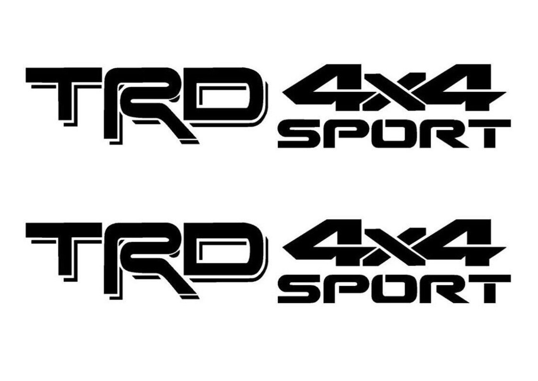 TRD 4x4 Sport Tacoma Bed Tailgate Decal 2x TRD Offroad Sport Stripe ...