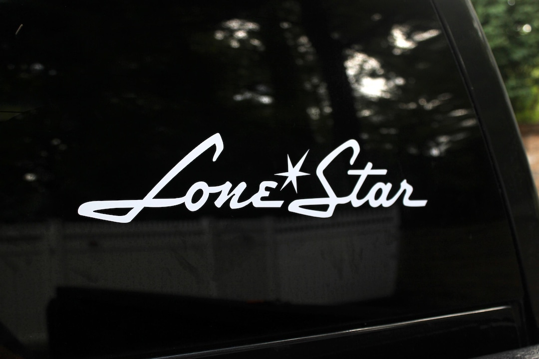 2x Lone Star Boats Decals Trailer Vintage Pontoon Fishing Hull Marine ...