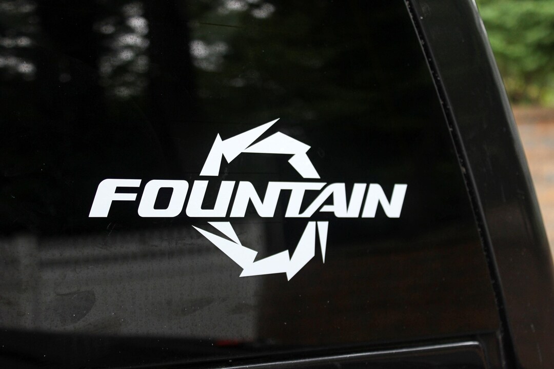 2x Fountain Boats Trailer Vintage Fishing Hull Marine Decals Stickers ...