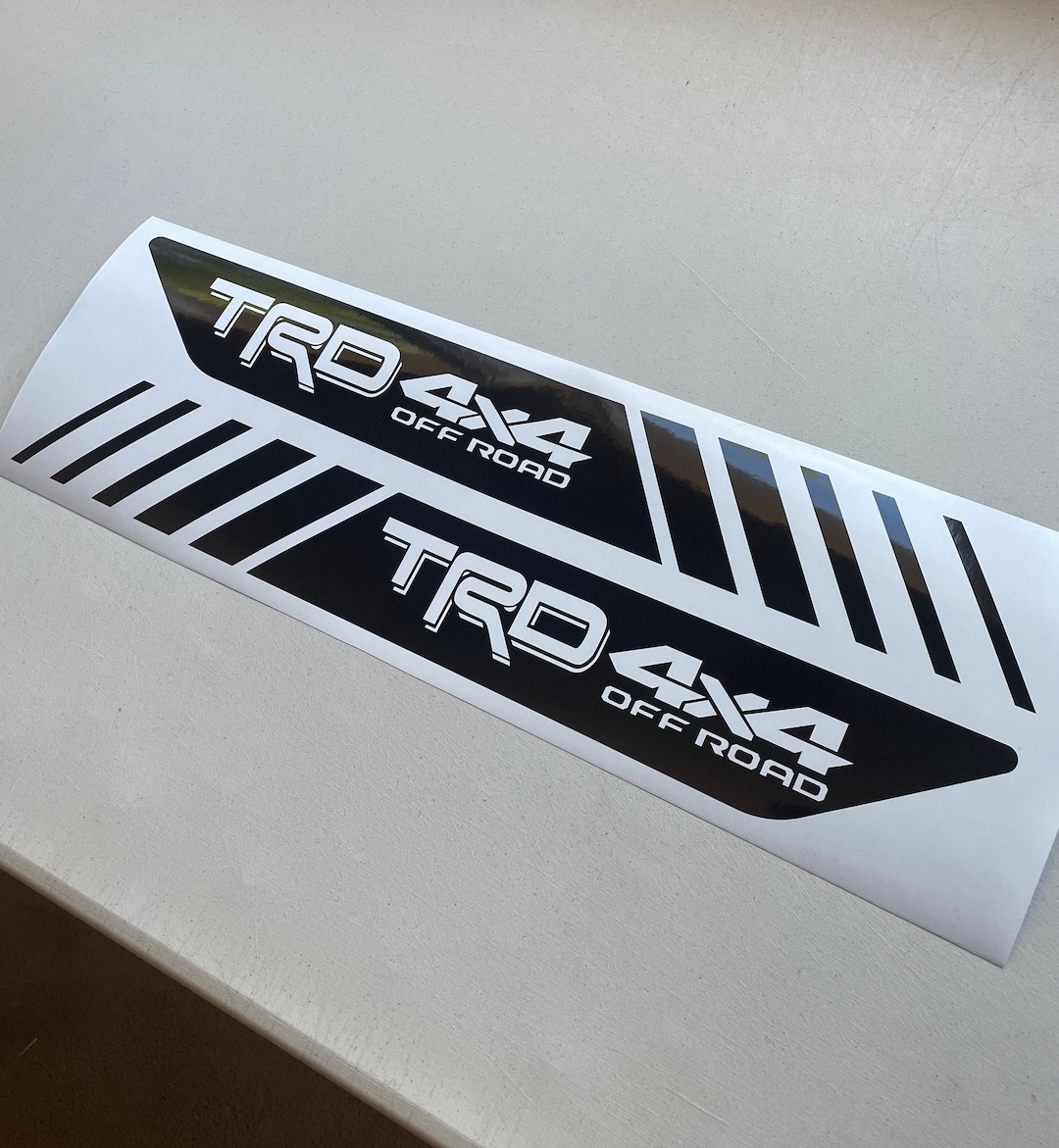 TRD 4x4 Offroad Tacoma Stripe Bed Tailgate Decal (2x) TRD Offroad Sport ...
