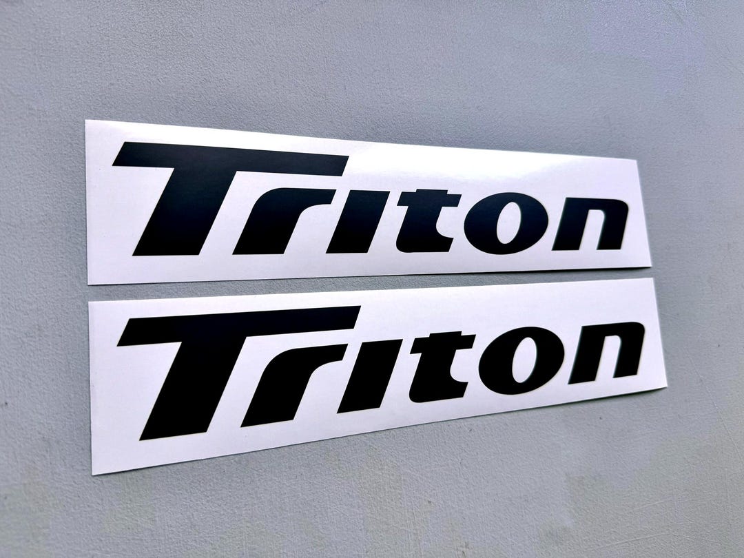 Triton Boats Decal SET OF 2 Vinyl Fishing Decal Stickers - Etsy