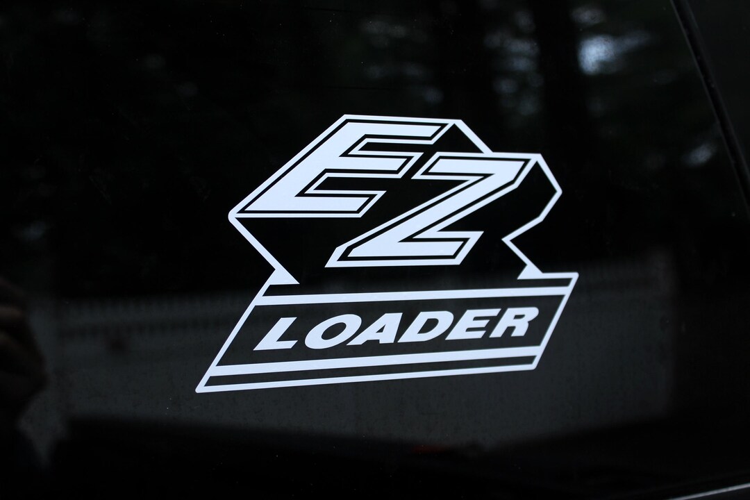 2x EZ Loader Trailer Decals Vintage Pontoon Fishing Hull Marine Decals ...