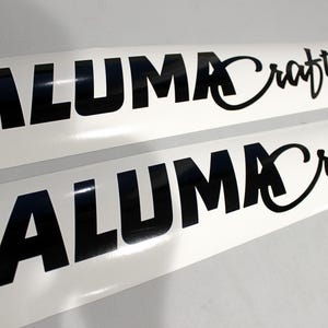 2x Alumacraft Boats Trailer Vintage Fishing Hull Marine Decals Stickers ...