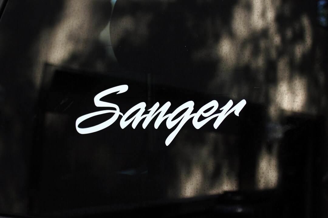 Sanger Ski Boats Vintage Decals SET OF 2 Vinyl Decal Stickers - Etsy