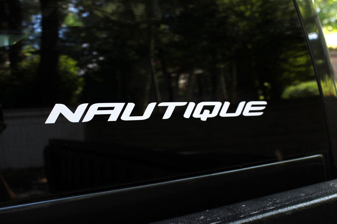 2x Nautique Decals Water Ski Boat Trailer Window Vinyl Decal Sticker - Etsy