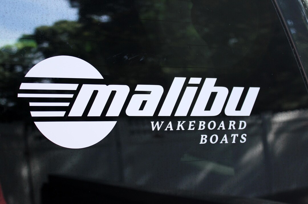 2x Malibu Wakeboard Boats Water Ski Trailer Vintage Fishing Hull Marine ...