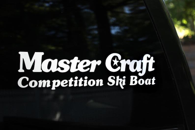 Mastercraft Stars and Stripes Competition Ski Boat Decal 80's ...