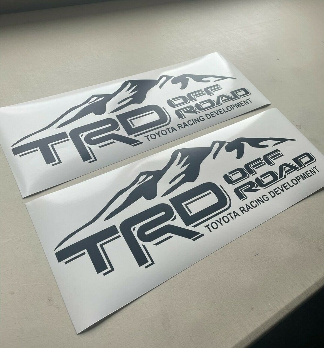 TRD 4x4 Offroad Mountain Toyota Racing Development Tacoma Bed Tailgate ...