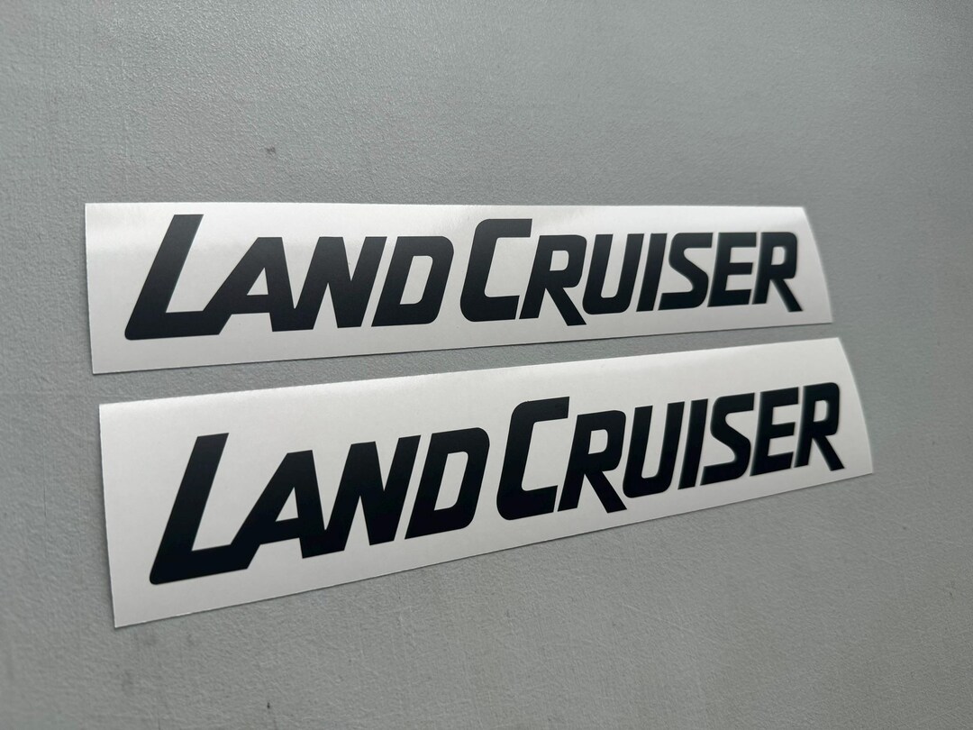 2x Toyota Land Cruiser Decals Stripe Multi-color Vinyl Sticker - Etsy