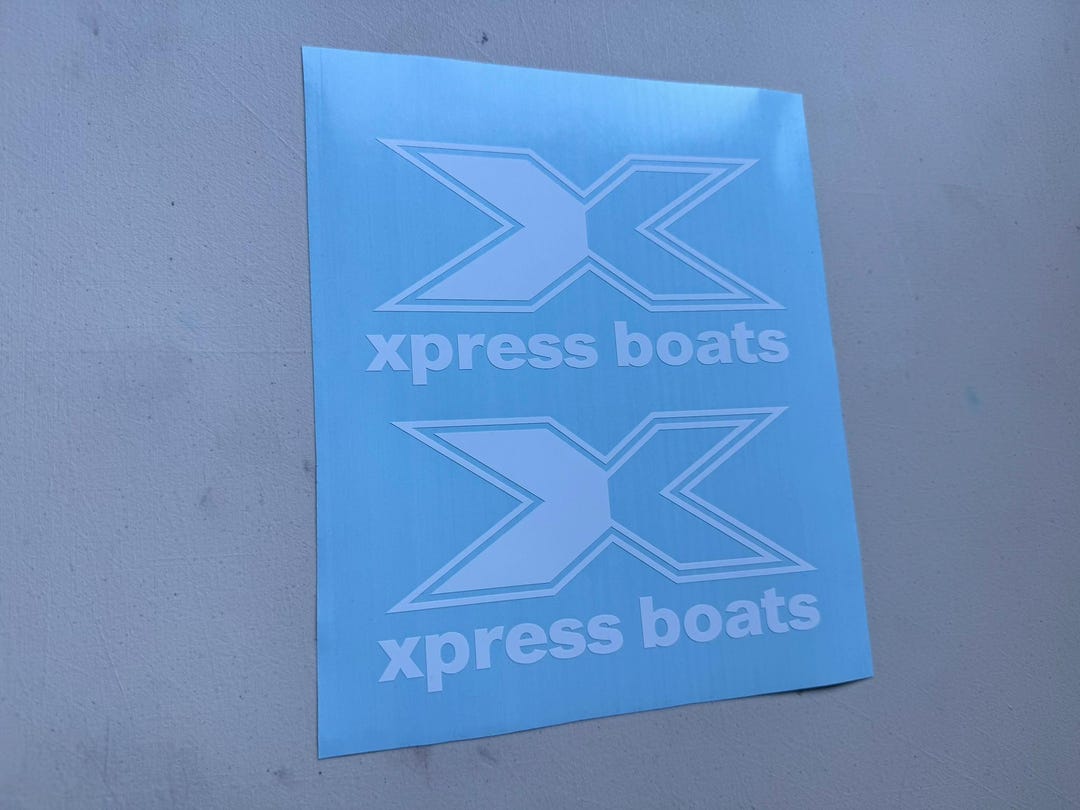 Xpress Boat Decals SET OF 2 Vinyl Decal Stickers - Etsy