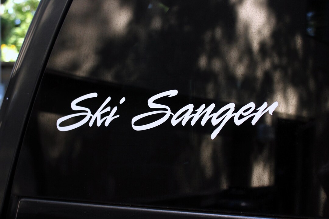 Sanger Ski Boats Vintage Trailer Decals SET OF 2 Vinyl Decal Stickers ...