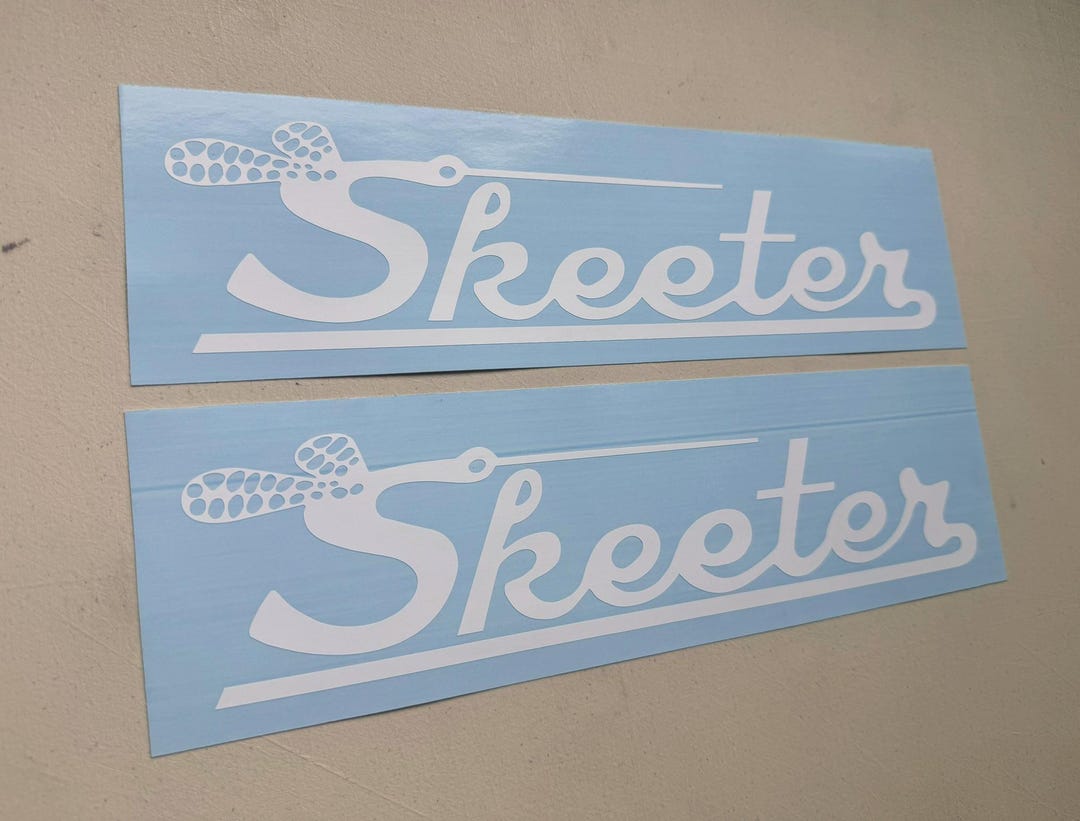 Skeeter Fishing Boats Decals SET OF 2 Vinyl Decal Stickers - Etsy