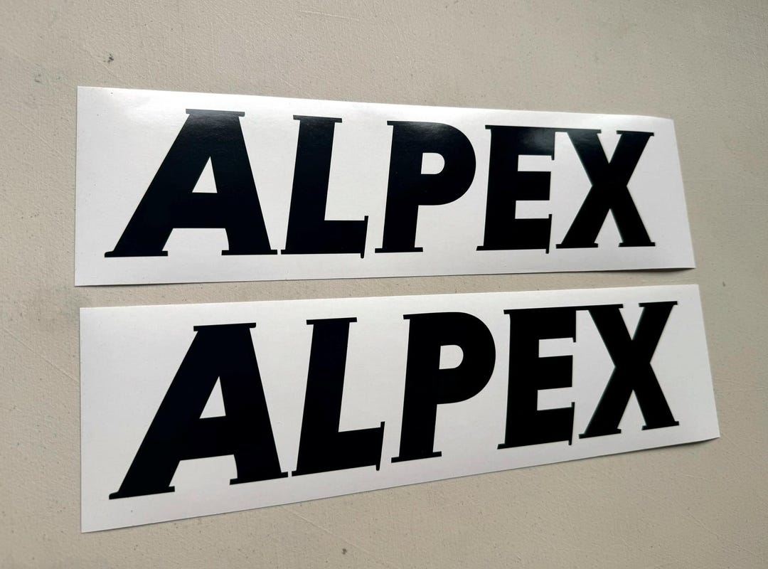 Alumacraft Alpex Boat Decals SET OF 2 Vinyl Decal Stickers - Etsy