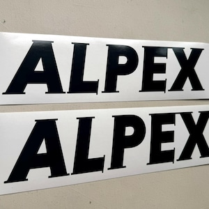 Alumacraft Alpex Boat Decals SET OF 2 Vinyl Decal Stickers - Etsy