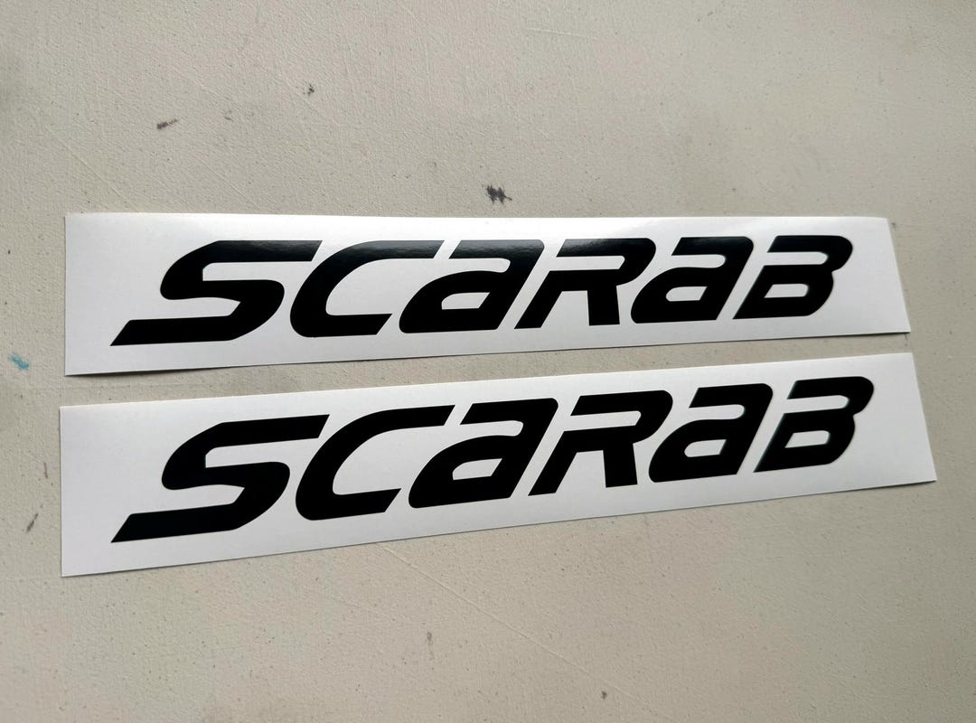 Scarab Wellcraft Boat Decals SET OF 2 Vinyl Decal Stickers - Etsy