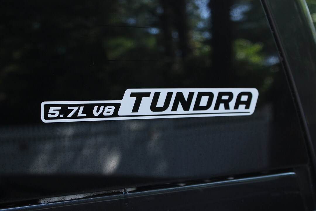 Toyota Tundra 5.7L V8 Decal Stripe Multi-color Vinyl Sticker - Etsy