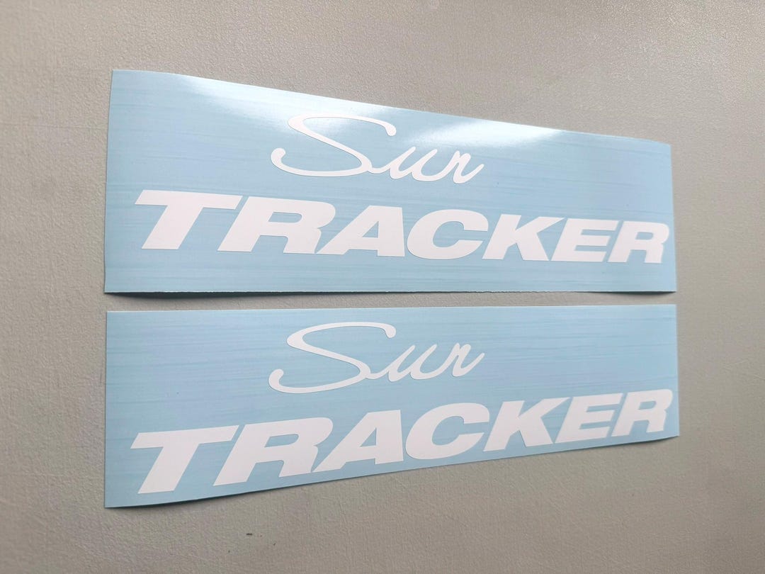 Sun Tracker Boats Decal SET OF 2 Vinyl Pontoon Decal Stickers - Etsy