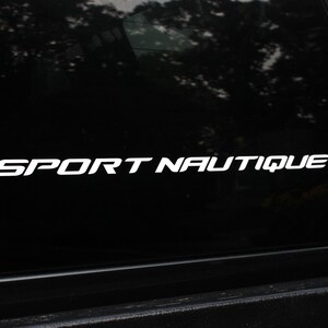 2x Sport Nautique Decals Water Ski Boat Trailer Window Vinyl Decal ...