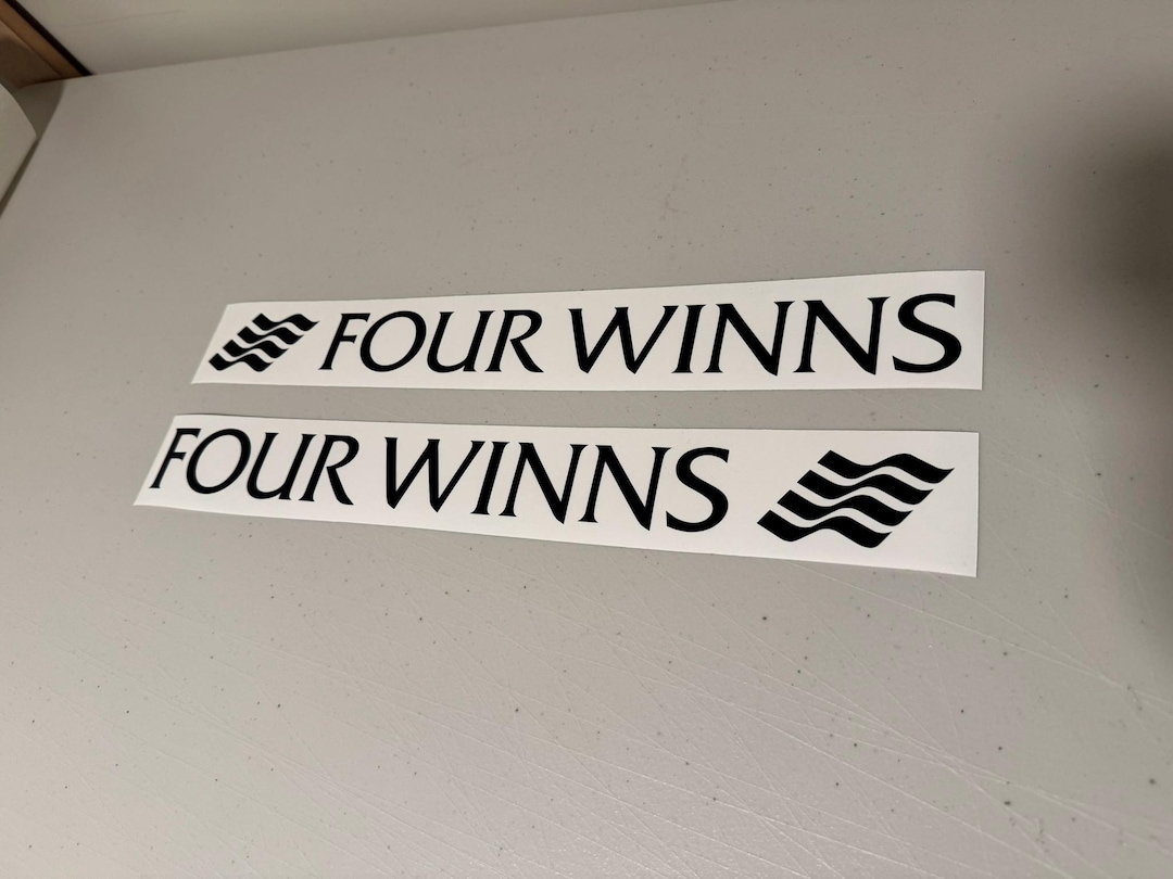 2x Four Winns Boats Trailer Hull Marine Decals Stickers - Etsy