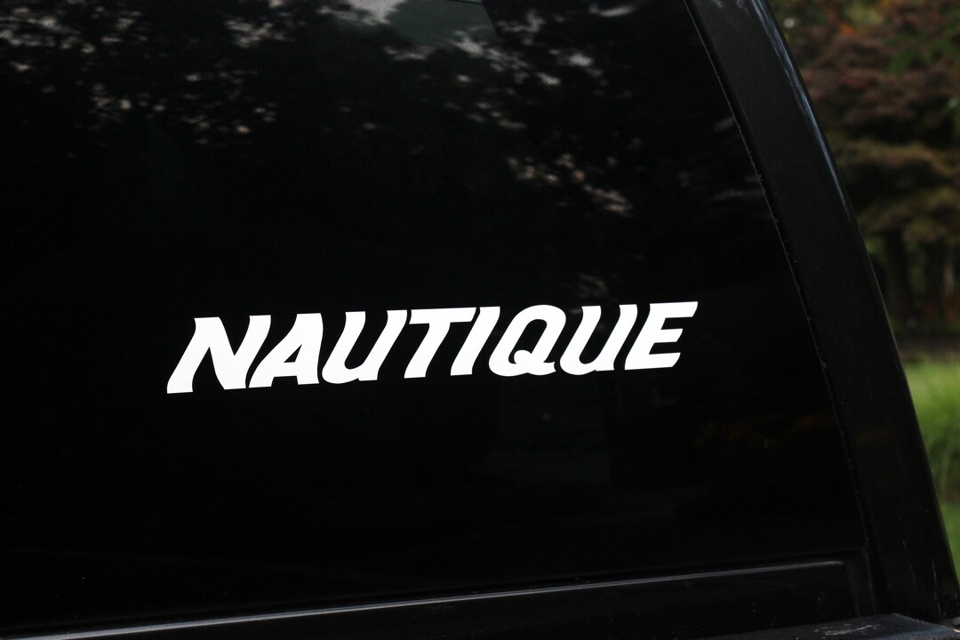 2x Nautique Vintage Decals Water Ski Boat Trailer Window Vinyl Decal ...