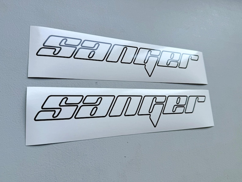 Sanger Ski Boats Decals SET OF 2 Vinyl Decal Stickers - Etsy