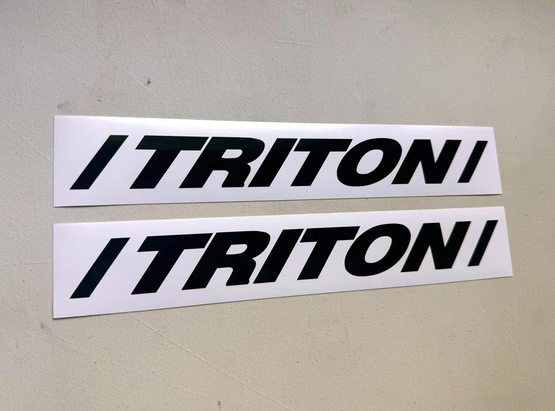 Triton Trailer Decals SET OF 2 Vinyl Decal Stickers - Etsy