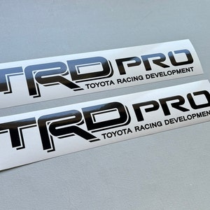 TRD Pro Toyota Racing Development Tacoma Tundra Bed Tailgate Decal ...