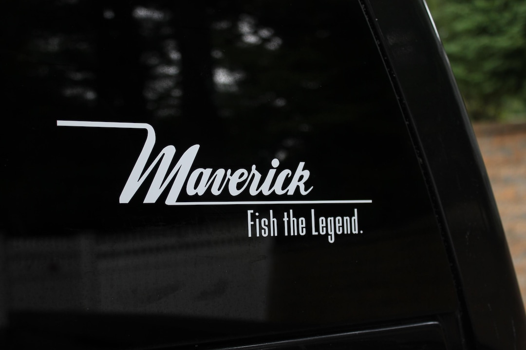 2x Maverick Boats Trailer Vintage Fishing Hull Marine Decals Stickers ...